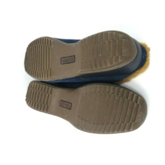 Sporto | Shoes | Sporto Blue Suede Gabby Slip On Moccasin Clog 2w ...